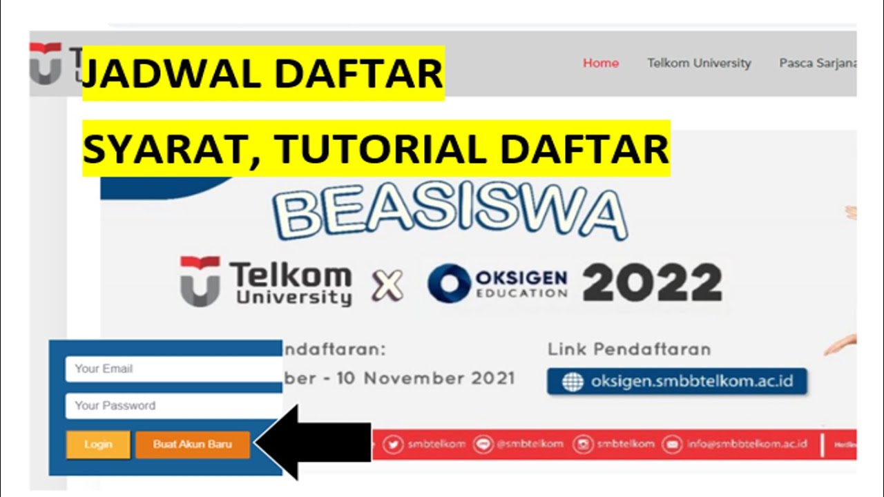 Ini Jadwal, Syarat, dan Tutorial Daftar Beasiswa Telkom University ...