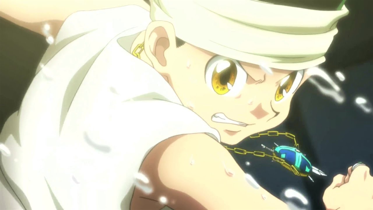 hxh Gon dodgeball rock paper scissors - YouTube