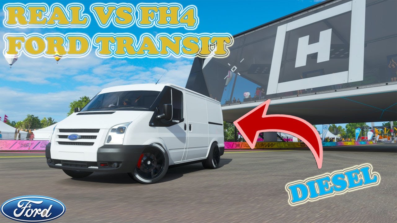 REAL VS FH4 | FORD TRANSIT 3.2d | Forza Horizon 4 - YouTube