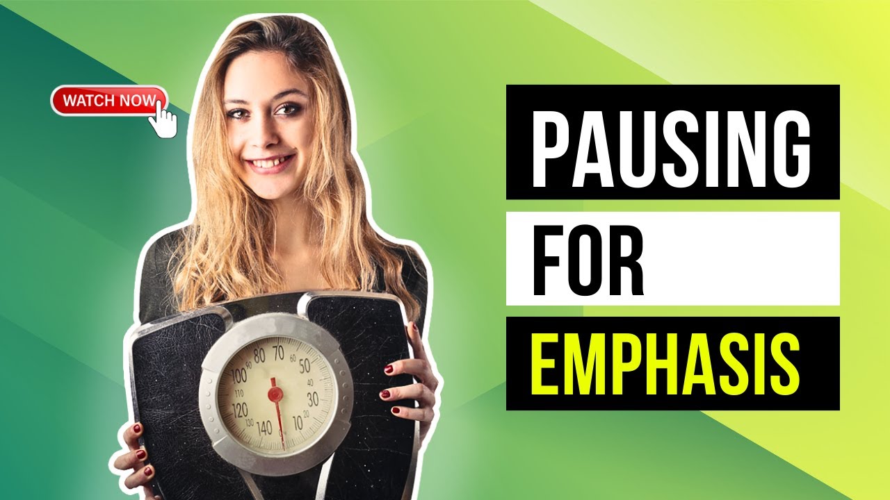 Elevator Pitch (lesson 22): Pausing for Emphasis - YouTube