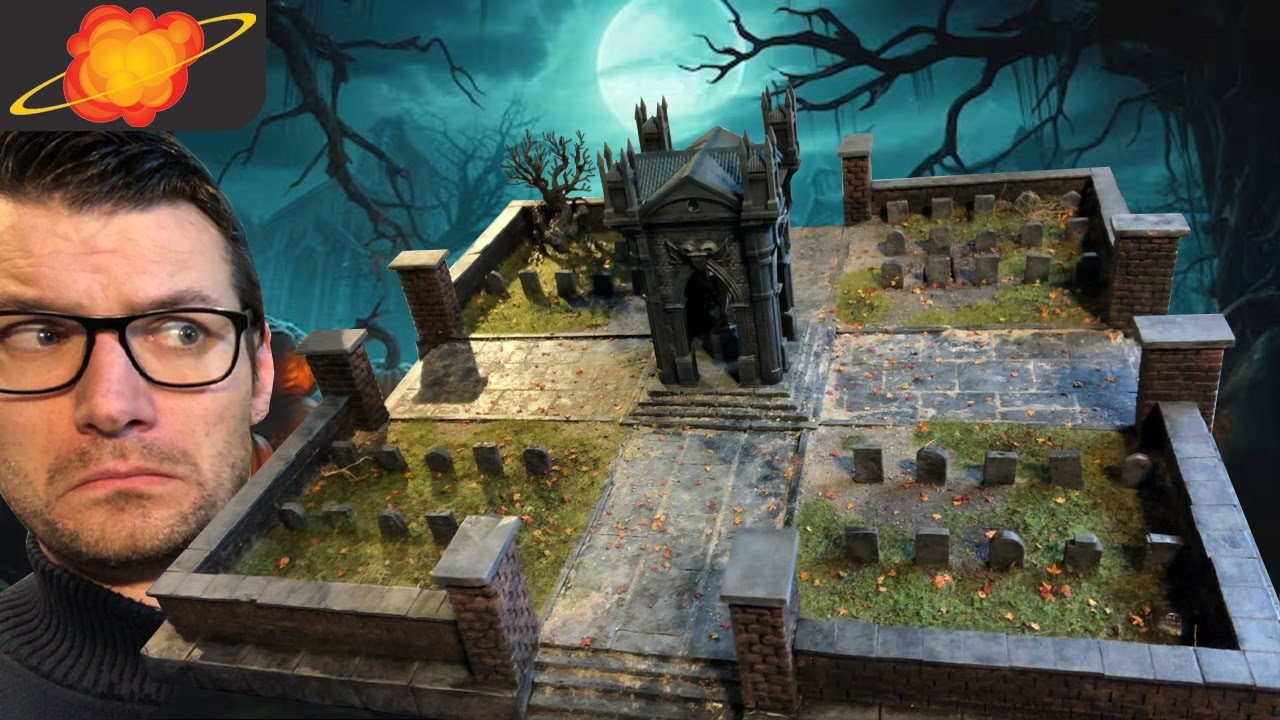 How to make a Cemetery for D&D and other table top games - YouTube