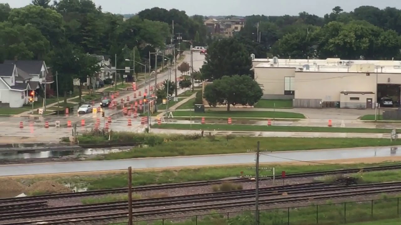 Madison, WI Flooding 8/24/18 Friday after some rain - YouTube