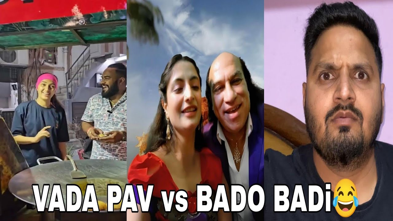 virul Vada pav girl vs bado badi pakistani singer l funny meme l mukesh ...
