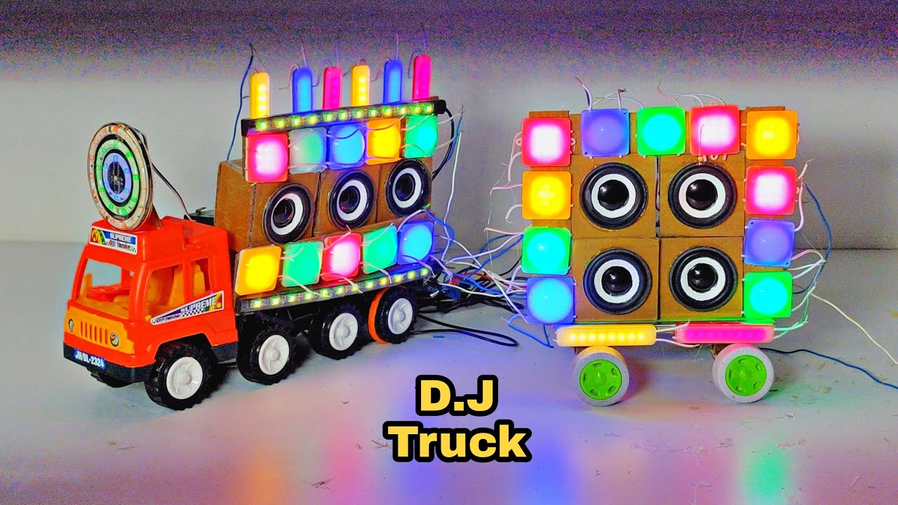 Mini DJ Setup and DJ Truck Loading Lights | Bass DJ New Trolly Sound DJ ...