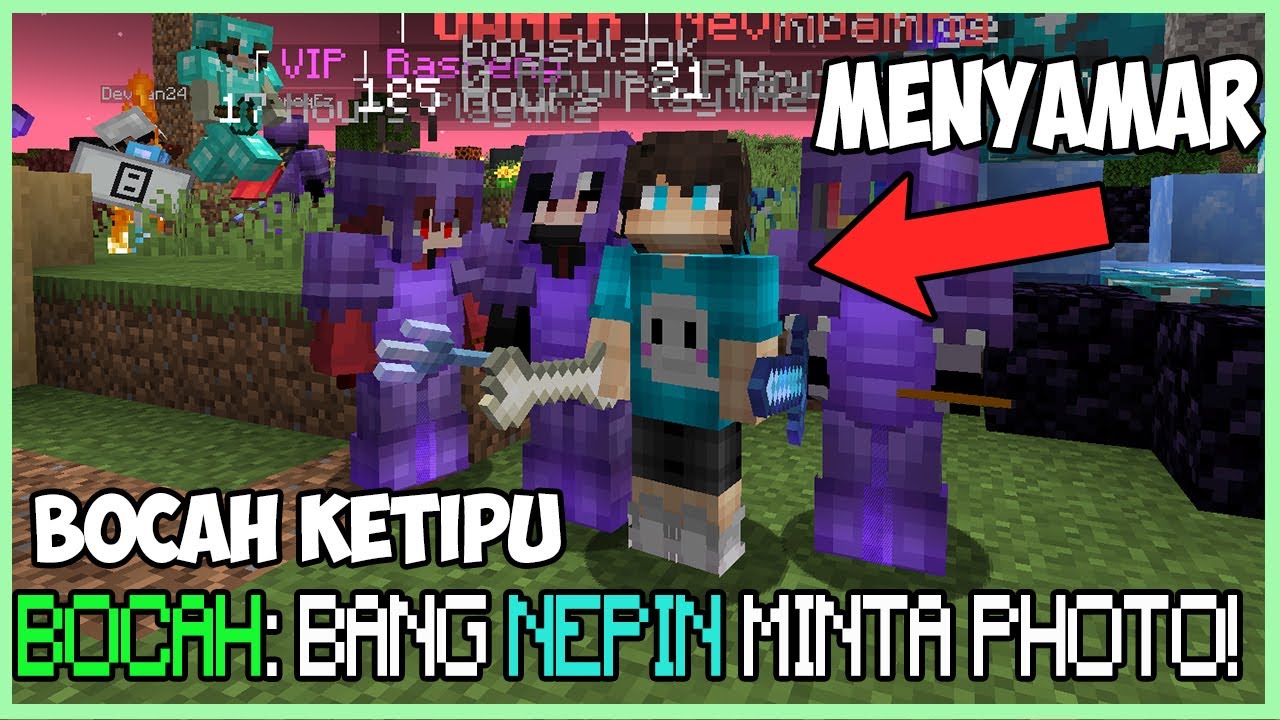 AKU MENYAMAR SEBAGAI NEVIN GAMING INI DAN BERHASIL NGE PRANK 1 SERVER ...