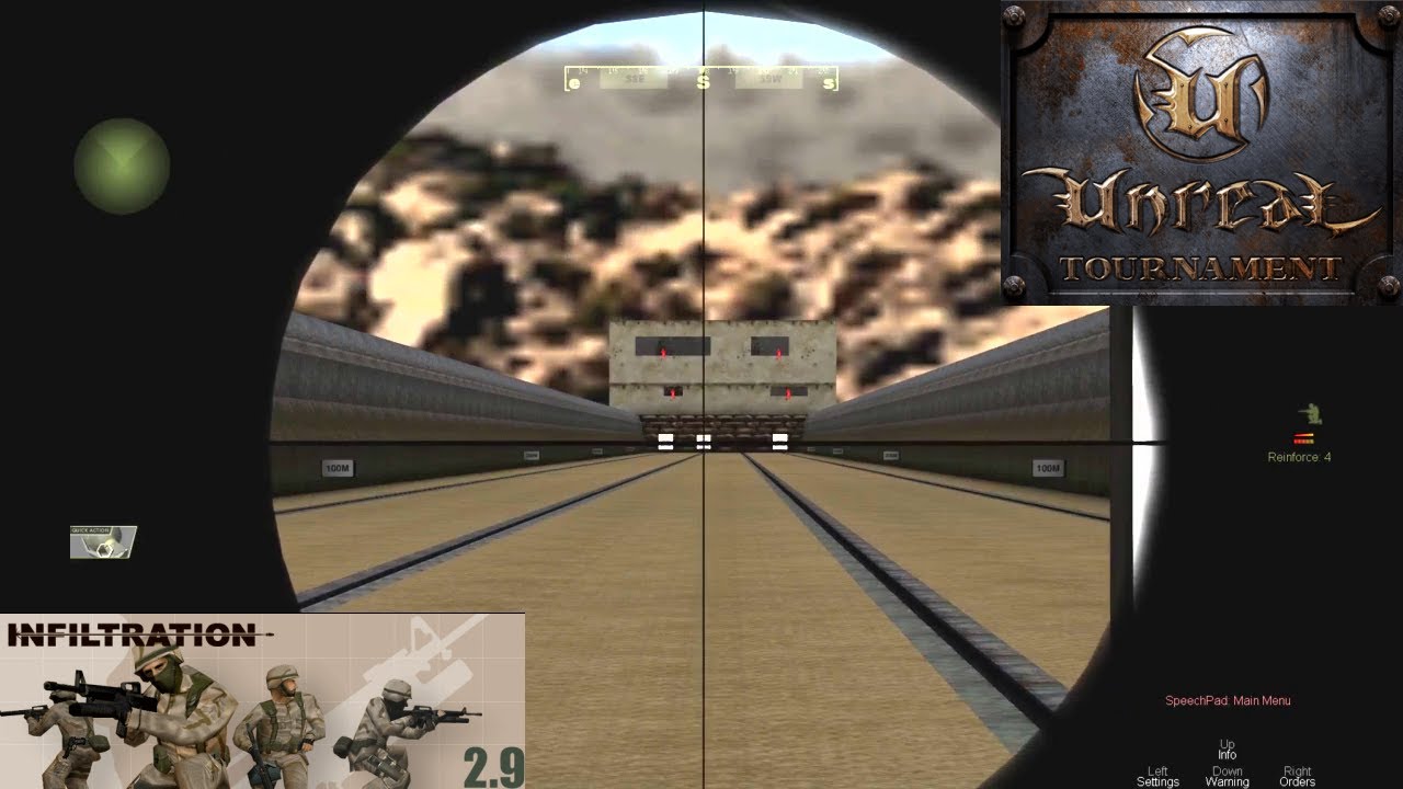 Unreal Tournament mod - Infiltration 2.9 - Slow motion kills and antics ...