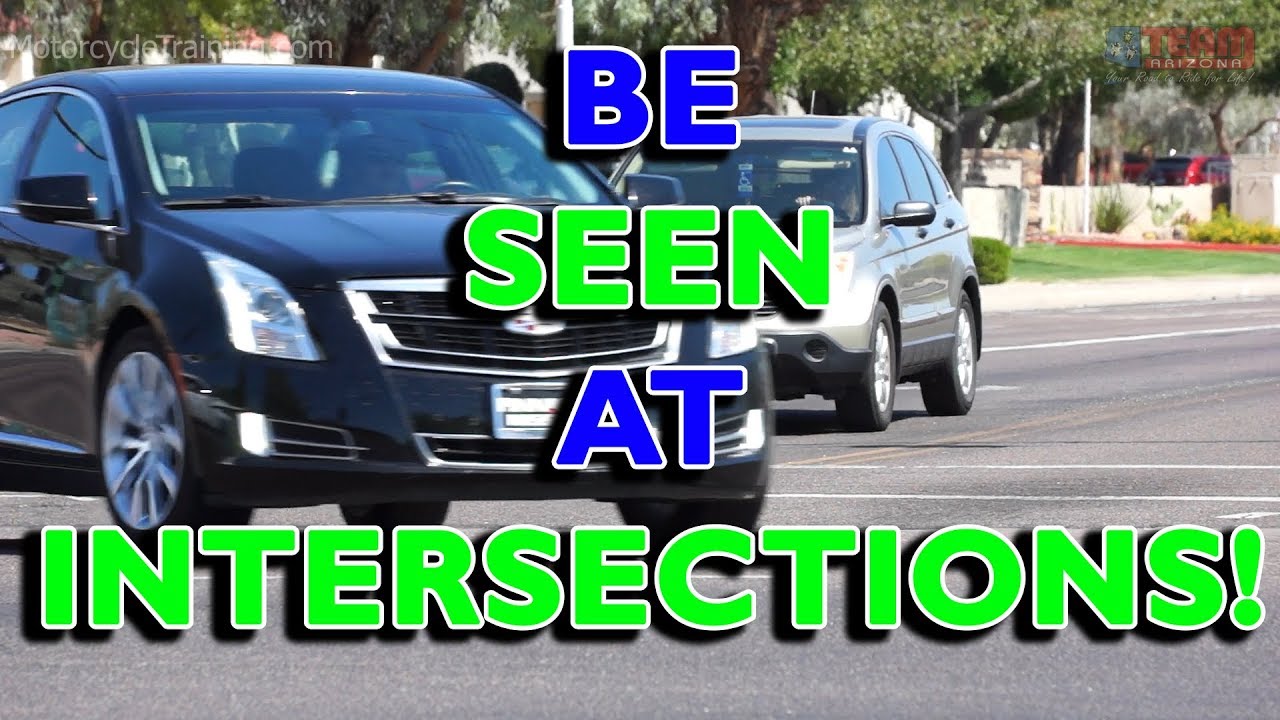 TEAM Arizona Motorcycle Riding Tip: How To Manage Intersections P2: Be ...