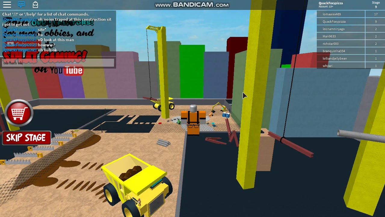 Roblox Construction site obby - YouTube