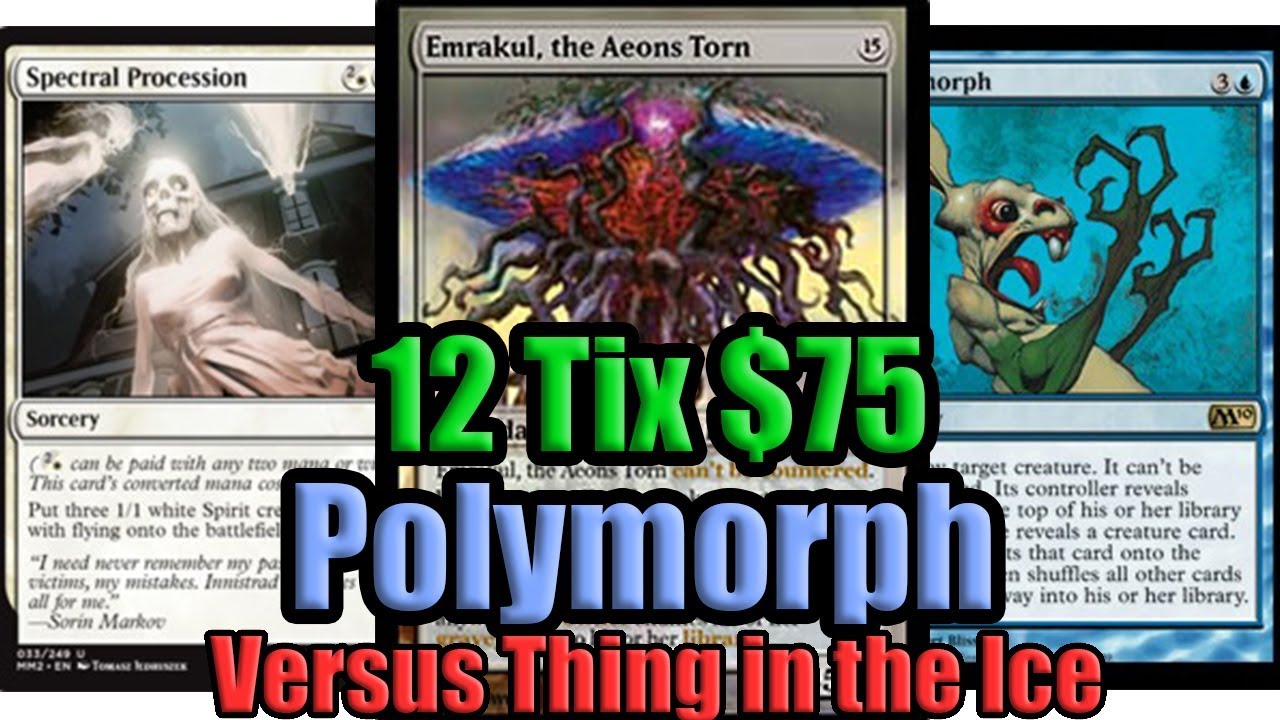 Budget Modern Blue White Polymorph vs Blue Red Thing in the Ice - YouTube
