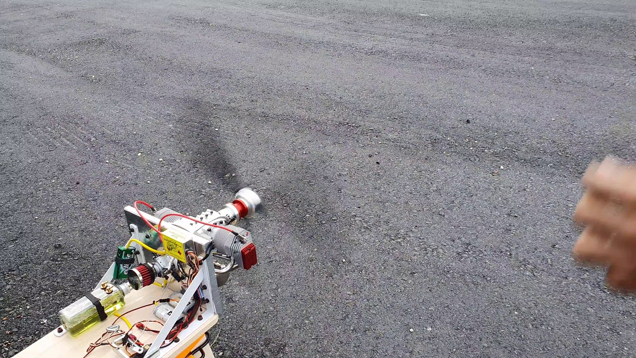 Short test for prop tuning Ramoser Varioprop 27.9 SG and KOLM BX155-V4 ...