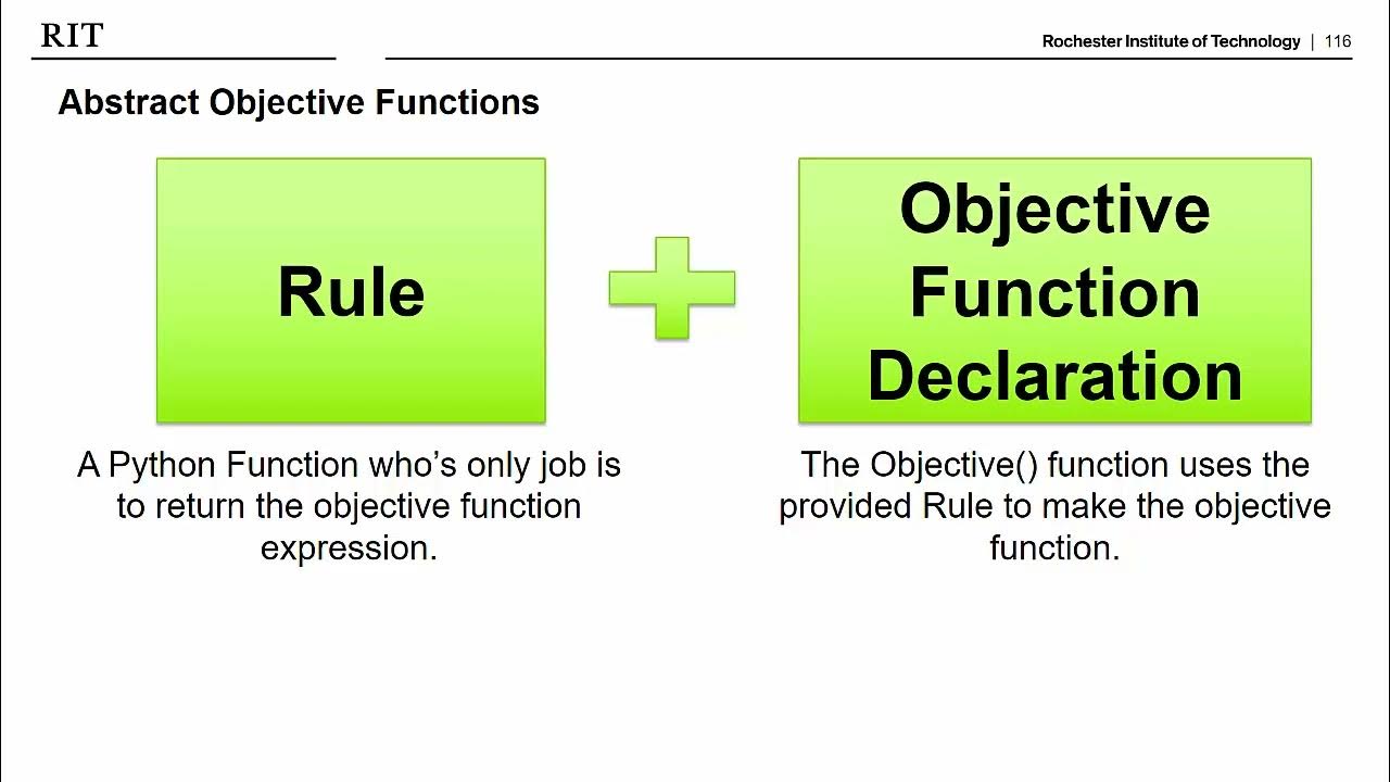 Beginner's Guide to Pyomo for Abstract Linear Programs - Decision Variables & Obj Function (Part ...