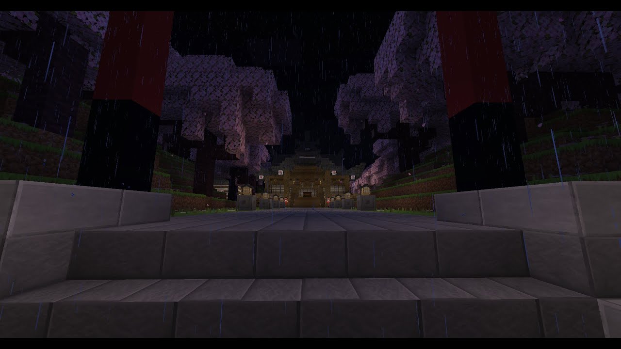 I Built Hakurei Shrine in Minecraft! [NO SHADER :( ] - YouTube