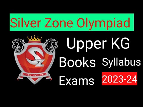 UKG silver Zone Olympiad books| Syllabus | Work books for 2023-24 # ...