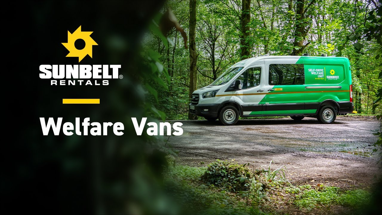 Sunbelt Rentals welfare vans - YouTube