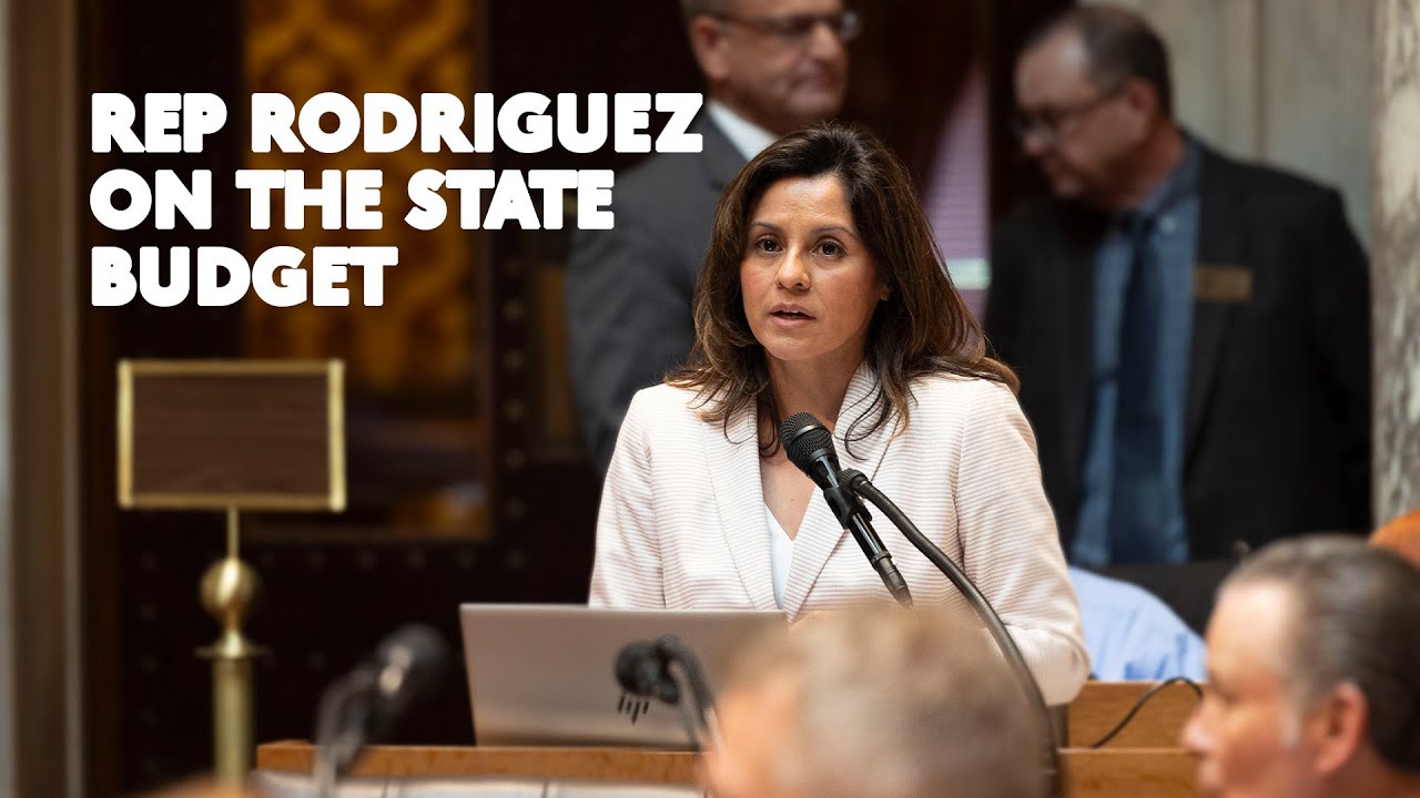 Rep Rodriguez on the State Budget - YouTube