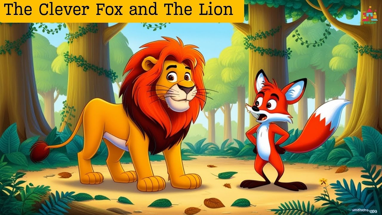 The Clever Fox and The Lion | Moral Story | Bedtime Story for kids ...
