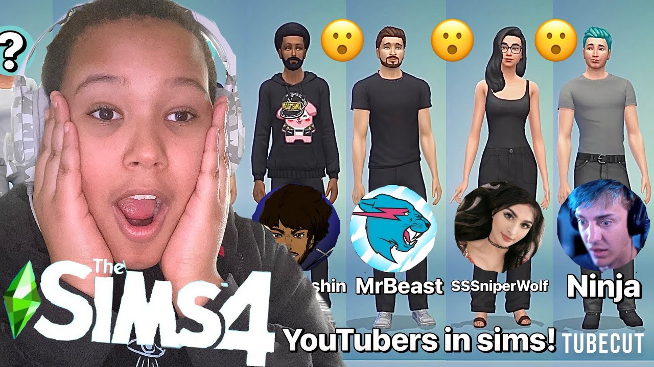I CREATED THE MOST *POPULAR* YOUTUBERS IN THE SIMS 4!!😮 | The Sims 4 ...