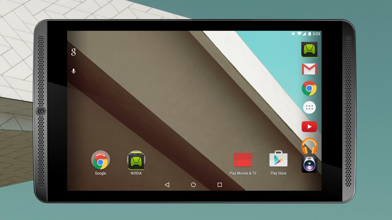 [Android Lollipop] Nvidia Shield Tablet First Glance - YouTube