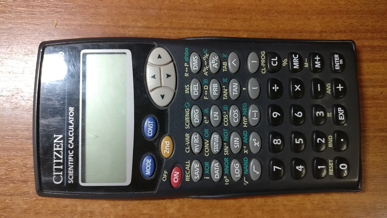 📦 Whats There Inside Calculator CITIZEN - YouTube