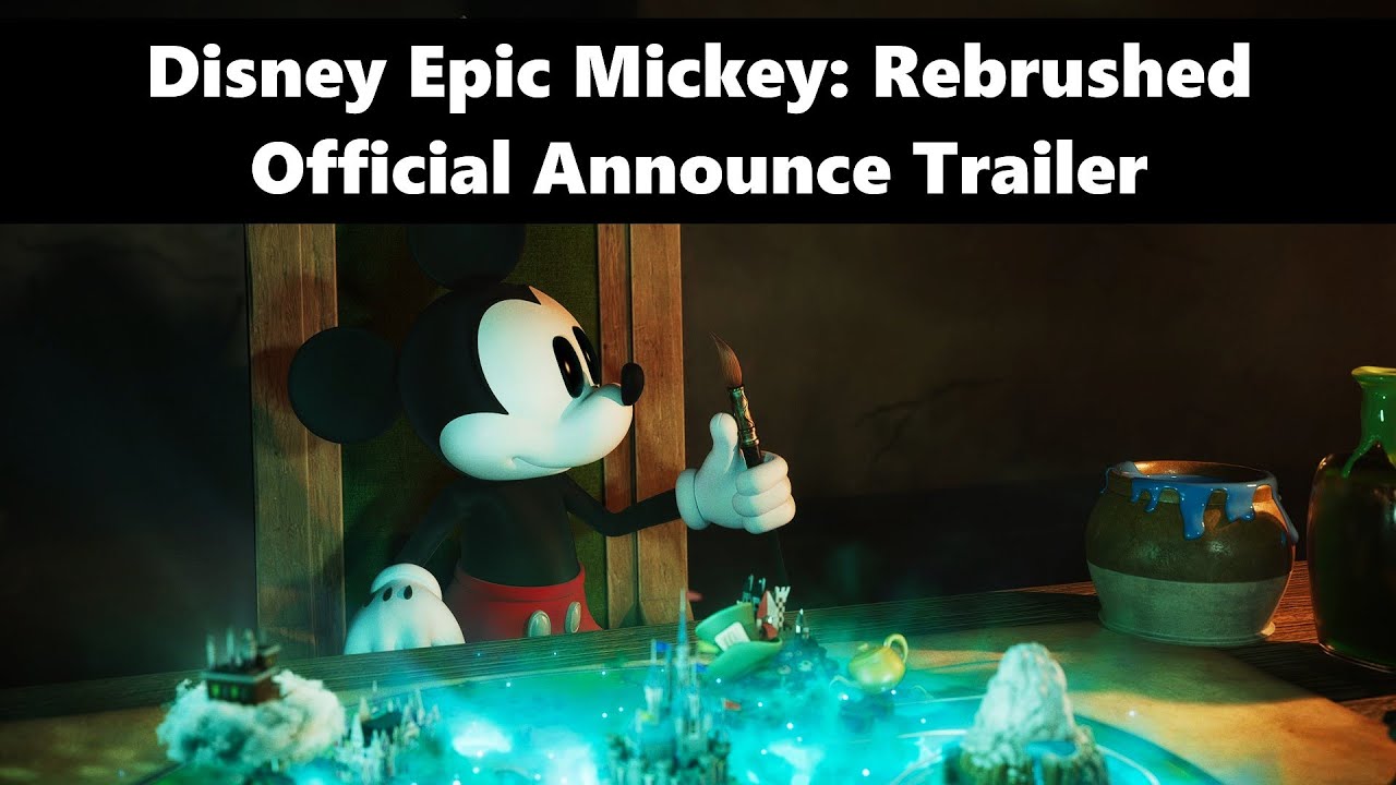 Disney Epic Mickey: Rebrushed - Official Announce Trailer - YouTube