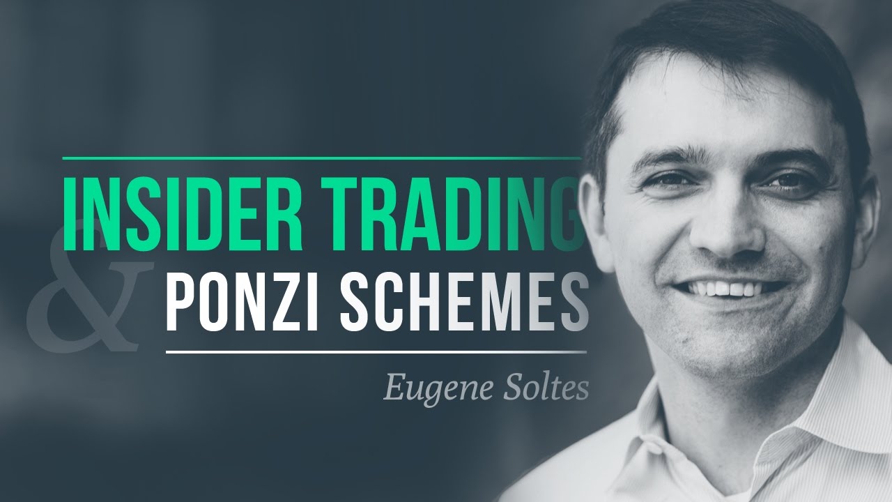 The $65-Billion Ponzi scheme, notorious insider trading · Eugene Soltes ...