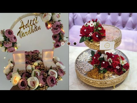 Latest decorated wedding baskets | mehndi baskets | haldi baskets ...