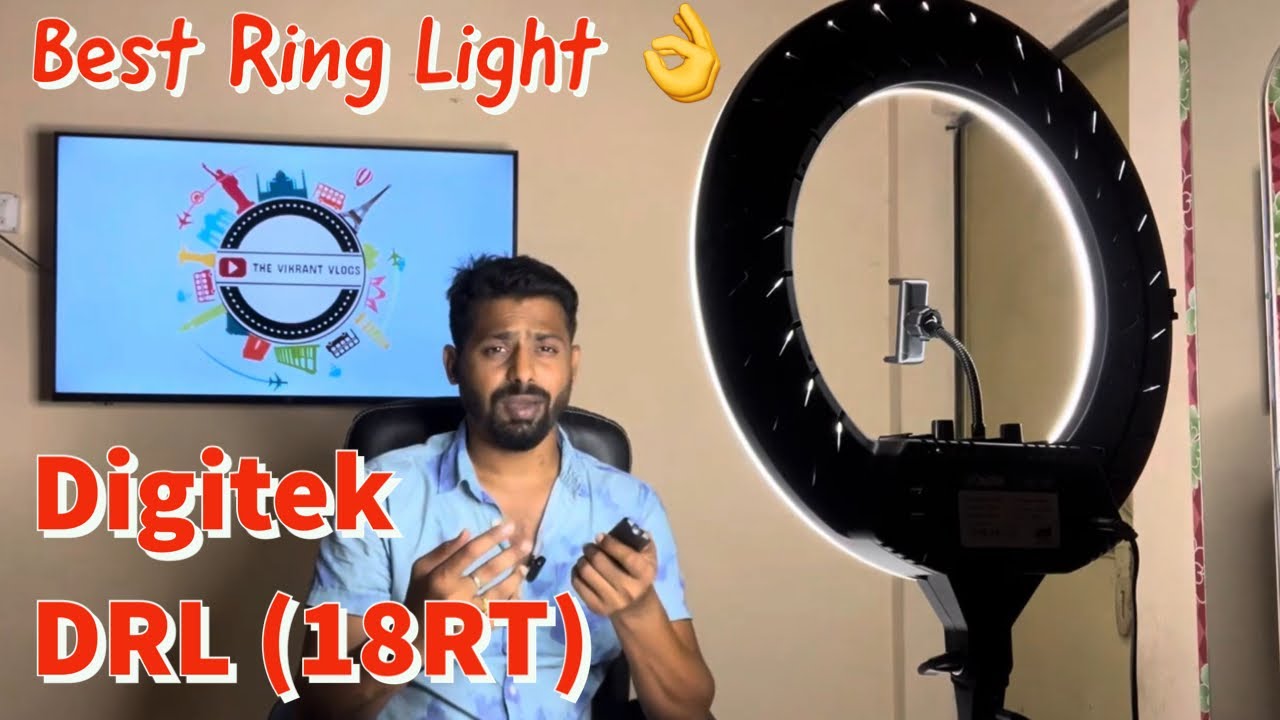 Portable DIGITEK RING LIGHT (DRL 18 RT)💡|| dual Temperature LED ring ...