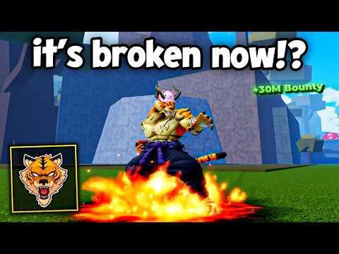 This Buffed TIGER FRUIT is... INSANE! (Blox Fruits)