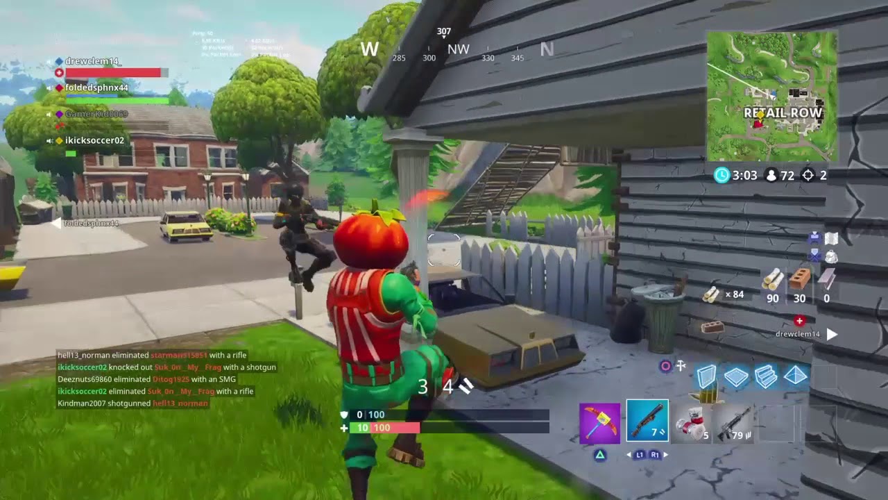 Funny Fortnite shopping cart ramp - YouTube