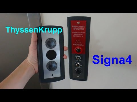 TX30 Take: ThyssenKrupp Signa4 Hydraulic Elevator at Fort Bend County ...