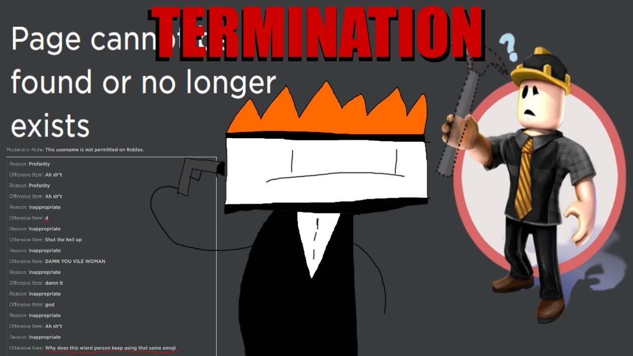 My Roblox Account Got Terminated - YouTube