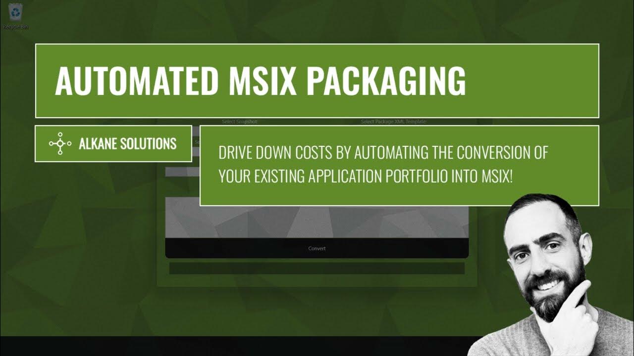 Automated MSIX Packaging from MSI, App-V, PowerShell and PSADT. - YouTube