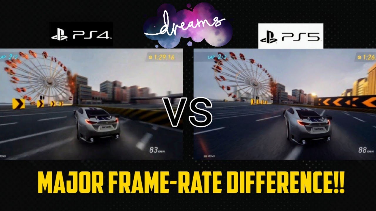 Dreams PS5 vs PS4 Gameplay Comparison FPS | side-by-side - YouTube