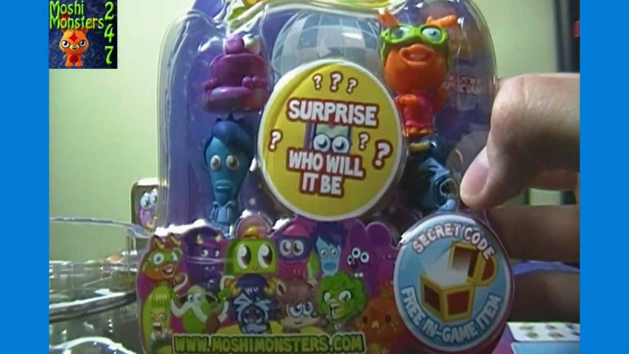 Opening a BOX of Moshi Monsters Moshlings Series 3 Blister Packs - YouTube
