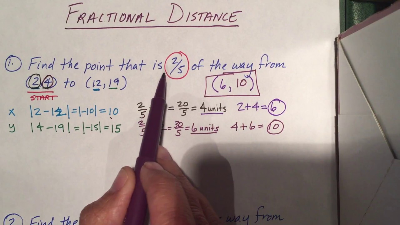 Sep 12 Fractional Distance YouTube Sep 12 Fractional Distance YouTube