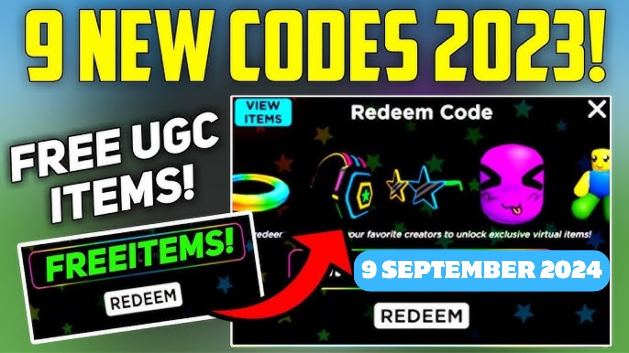 ☑️UPD!☑️CODES⚠️UGC LIMITED CODES 9-SEPTEMBER 2024 - UGC LIMITED ROBLOX ...