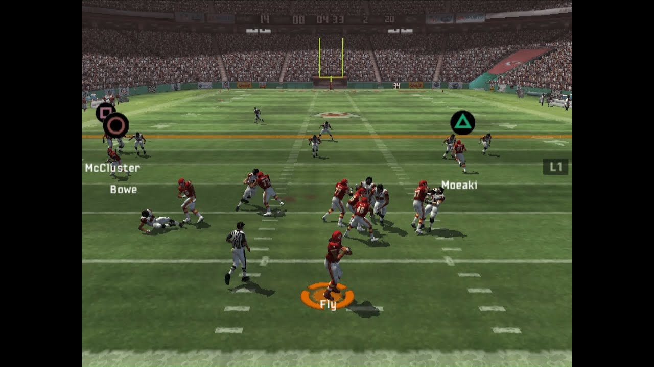 threw a CRAZY touchdown pass in Superstar Mode - Madden 12 (PS2) - YouTube