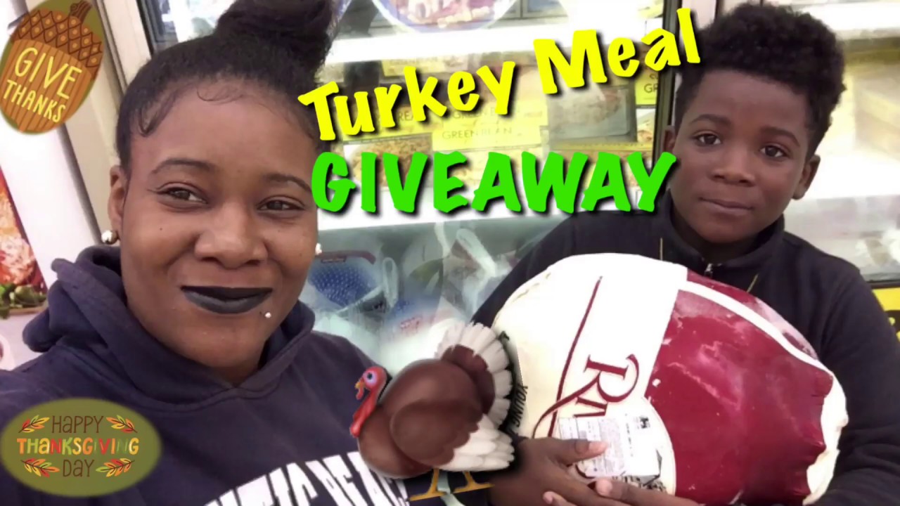 GIVEAWAY TURKEY MEAL For FAMILIES | PICK A NUMBER !! - YouTube