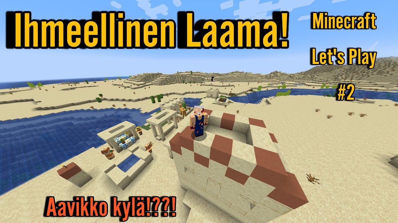 Ihmeellinen Laama! Minecraft Let's Play #2 - YouTube