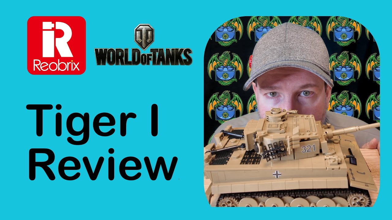 Reobrix Tiger I Review! Official World of Tanks building set 77031 ...