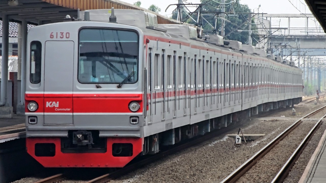[4K] Stasiun Tanah Tinggi: Kompilasi Kereta TM 6000, JR 205 | KRL ...