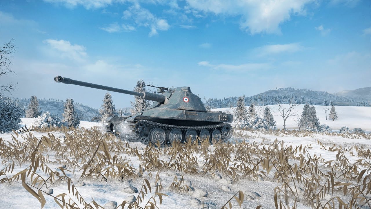 "Мастер" на AMX 65 t на карте Эль-Халлуф. - YouTube