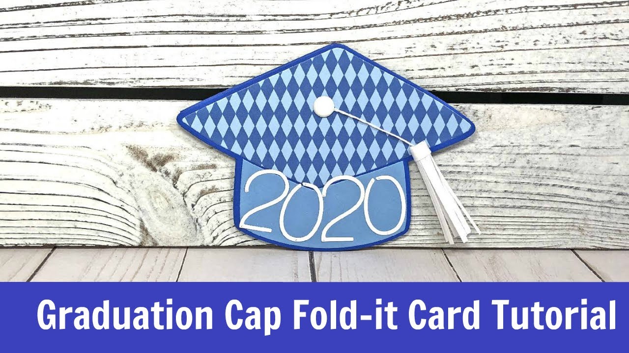 Graduation Cap Fold-it Card | The Stamps of Life - YouTube