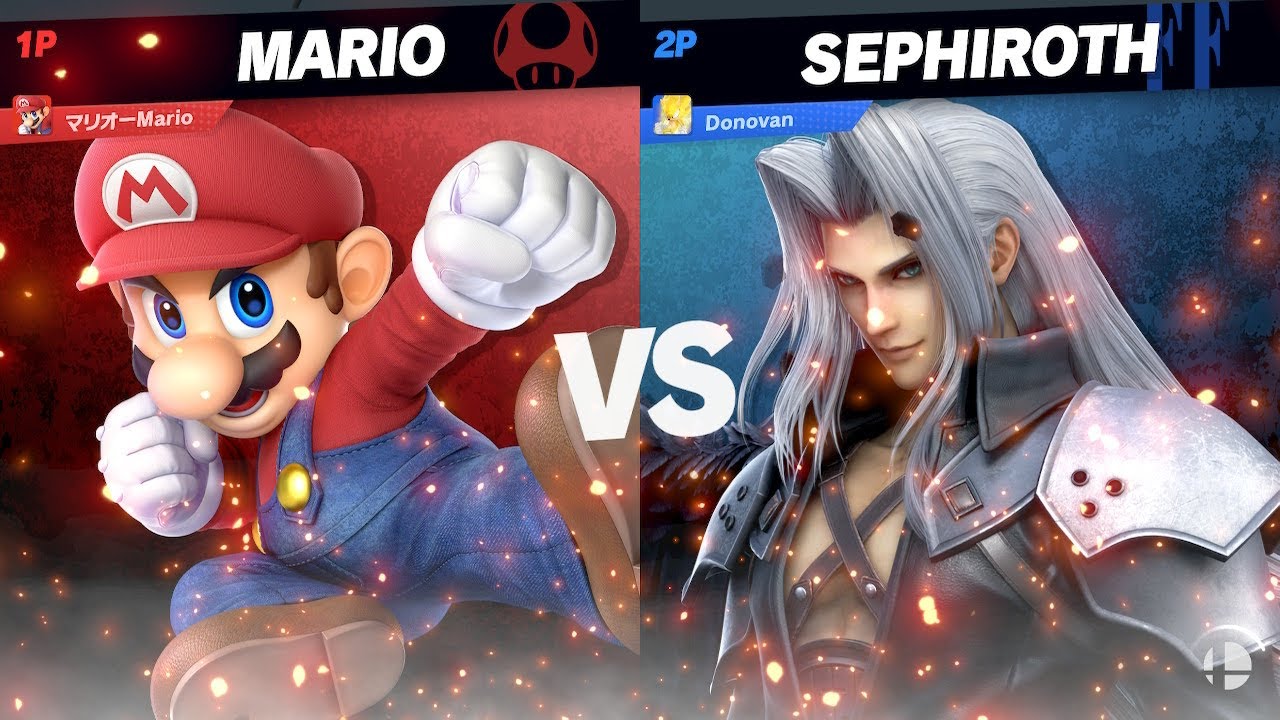 Super Smash Bros Ultimate MarioRyu (Mario) vs Donovan (Sephiroth) - YouTube