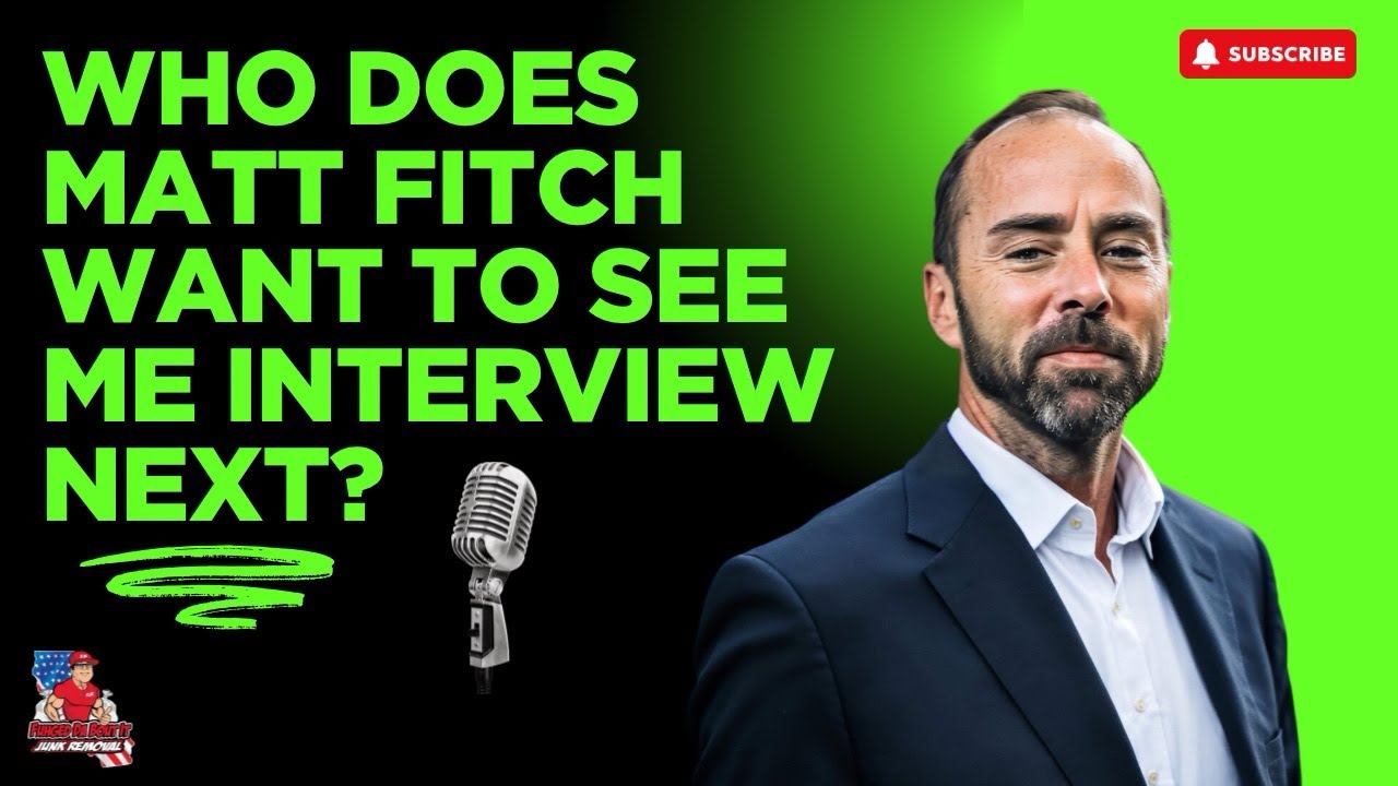 Who Does Matt Want Me To Interview Next? - YouTube