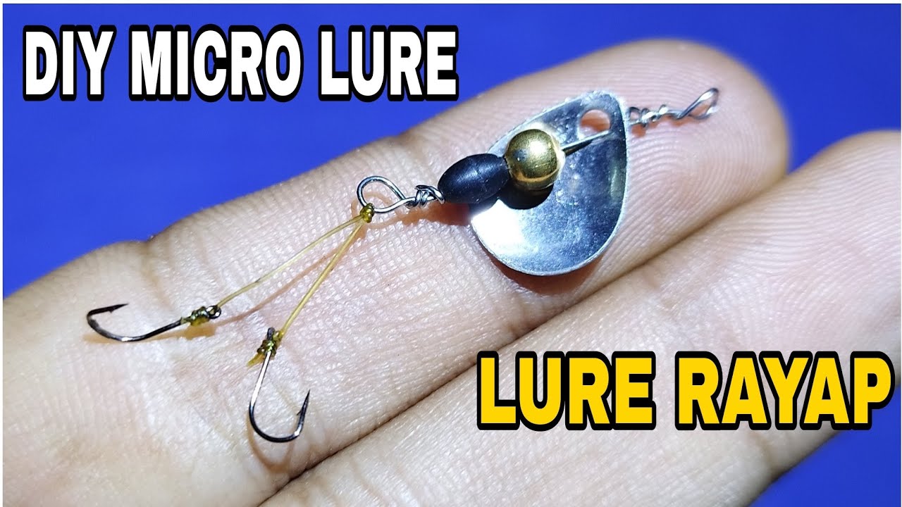 BUAT SENDIRI UMPAN CASTING TIRUAN LURE RAYAP| MAKING MICRO SPINNER BAIT ...