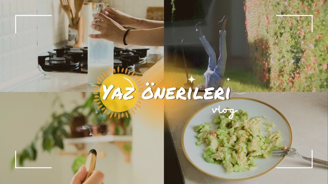Yaz için soğuk ve kolay içecek, pratik hafif bir kahvaltı ve harika bir ...