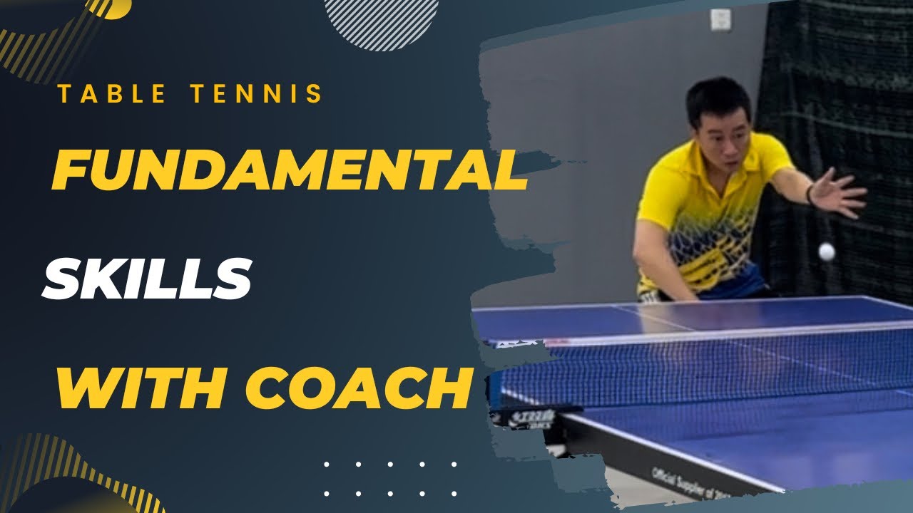 Practice Fundamental Skills with Coach in Table Tennis - YouTube