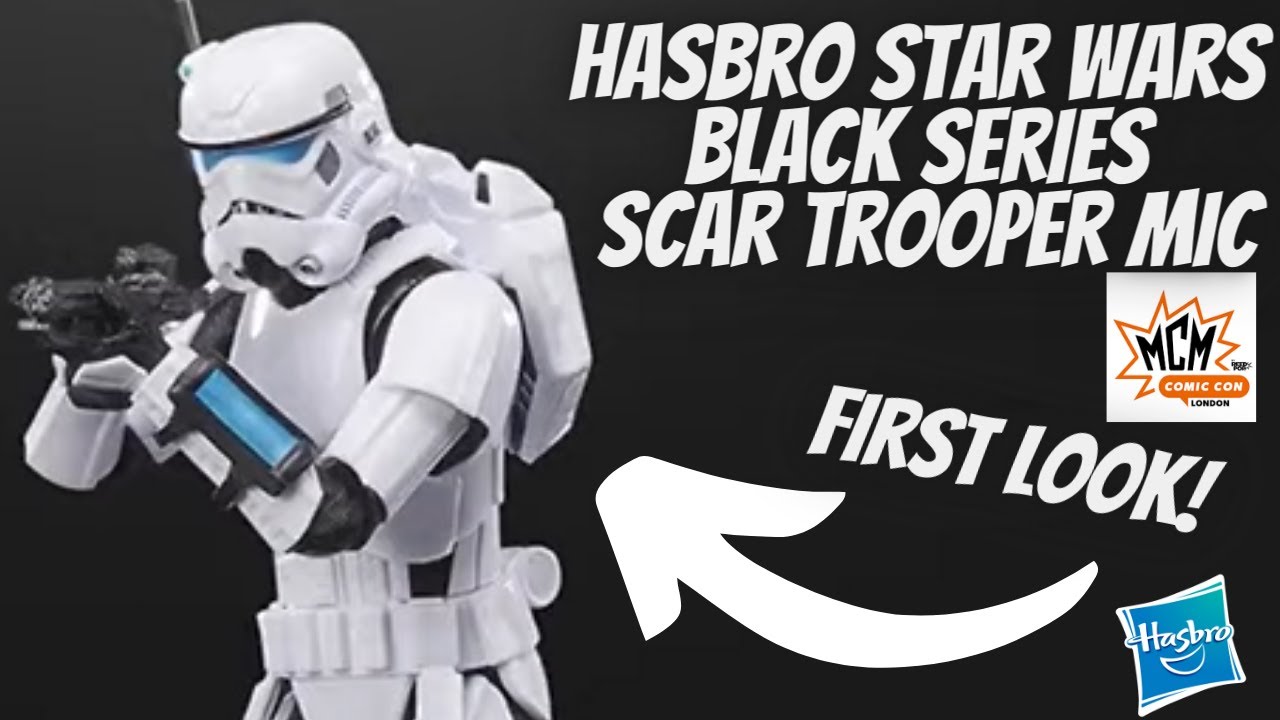 Hasbro Star Wars Black Series Scar Trooper Mic Figure First Look ...