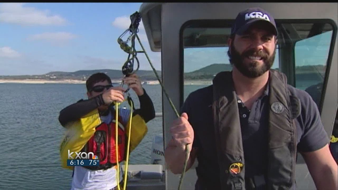 New life-saving device tested at Lake Travis - YouTube